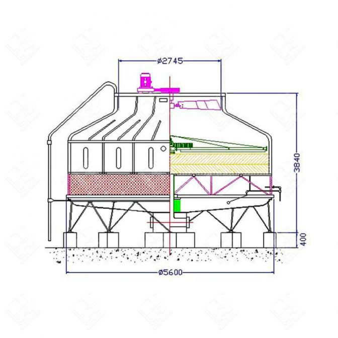 Round Cooling Tower - hongming